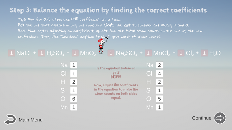 Balancing Equations Guided Practice by ipicio