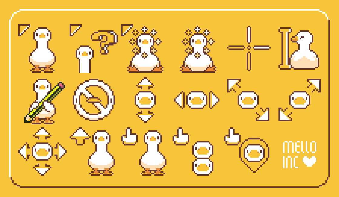 Custom Goose Cursor - 32px by Melloinc