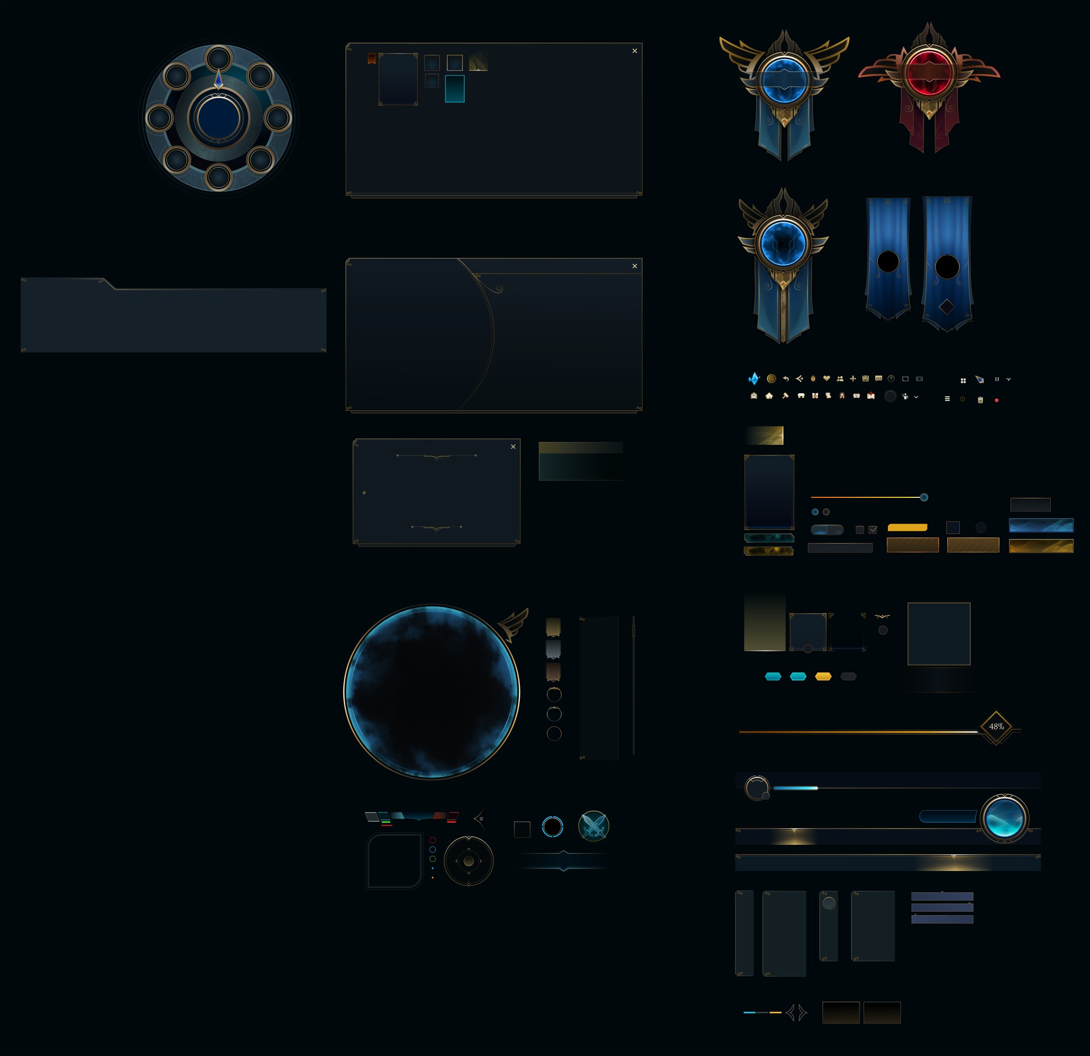 ⚔️ ETERNAL LEGENDS – MOBA Fantasy Interface Kit - ⚔️ Fantasy RPG Game ...