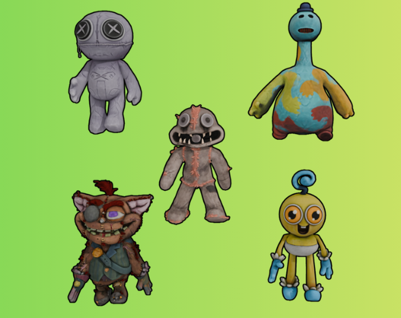 Poppy playtime 3d animated characters v2 by KAG3D