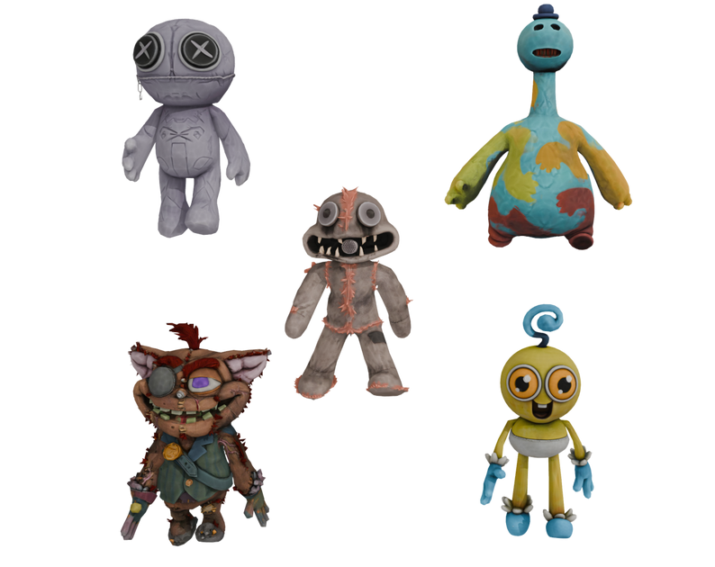 Poppy playtime 3d animated characters v2 by KAG3D