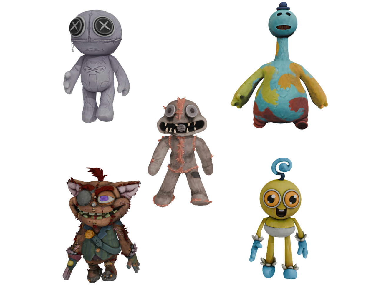 Poppy playtime 3d animated characters v2 by KAG3D