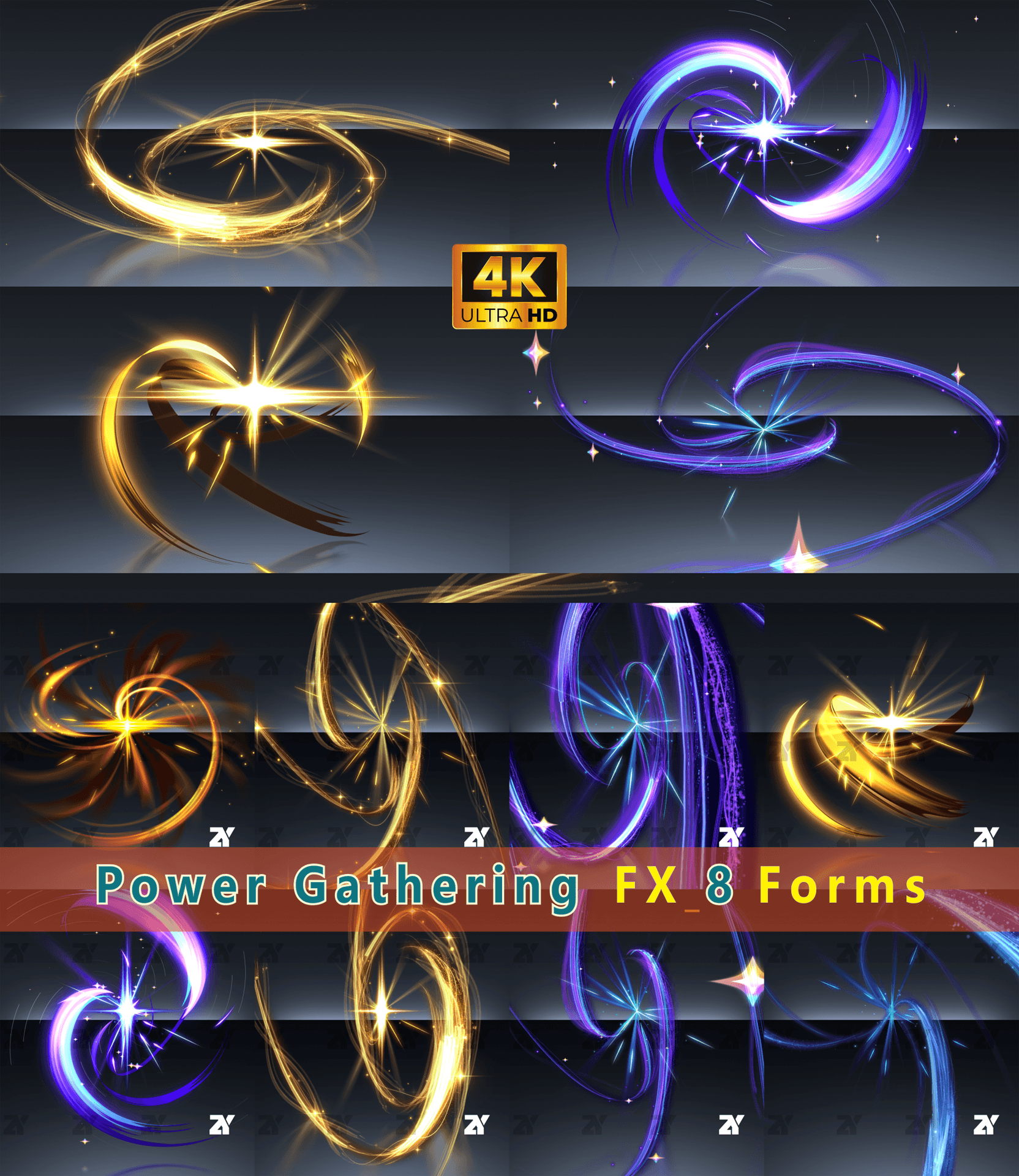 Power Gathering FX_8 Forms by ZY VFX