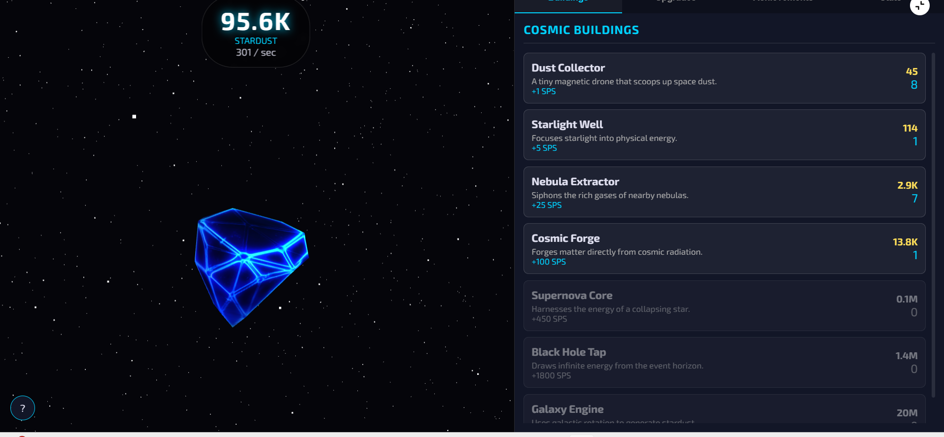 Nebula clicker ultra space edition by rayan.sarmad for Composer Weekend ...