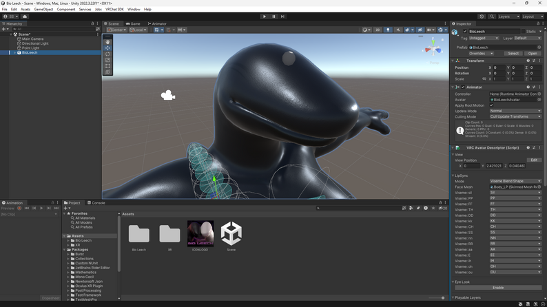 Bio Leech (VRC/Blender) by Reptilligator