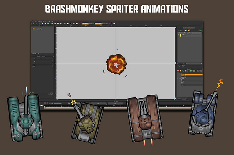 Free 2D Tank Game Assets by Free Game Assets (GUI, Sprite, Tilesets)