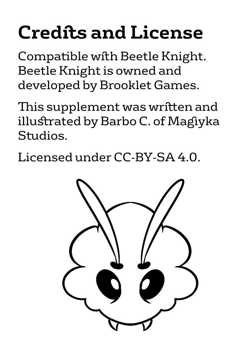 Panda Ant ~ Playable Species for Beetle Knight by Magikya Studios