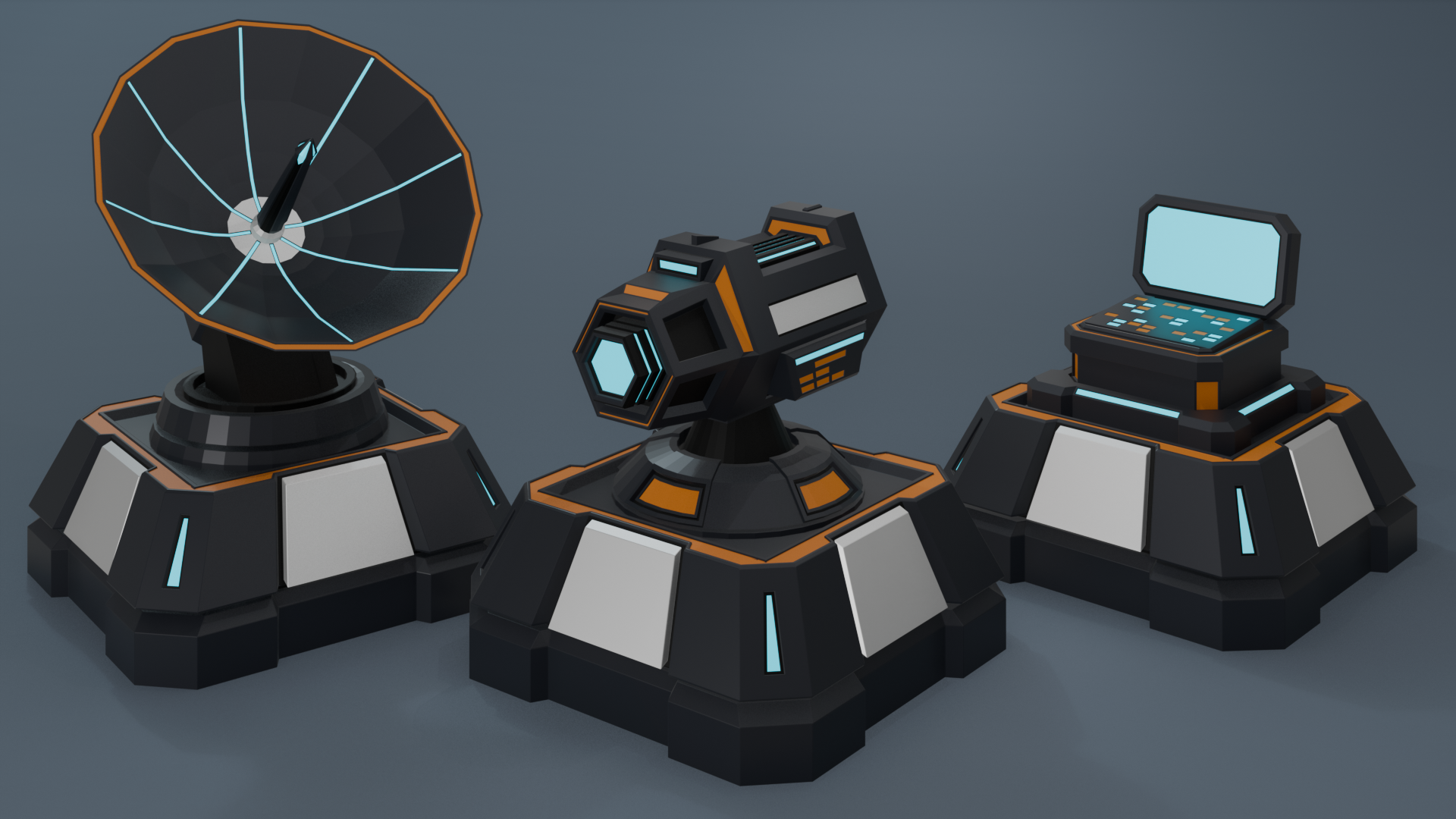 F-006 Released — Sci-Fi Turrets Expansion Pack - Low Poly Sci-Fi ...