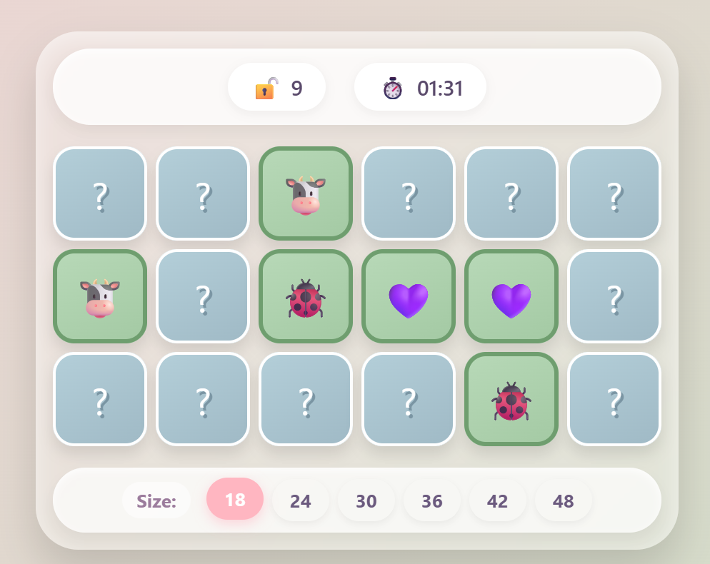 Memory Match by Ha Nguyen