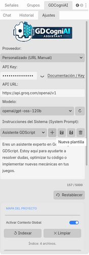 GD-CogniAI Assistant (AI Plugin for Godot) by refriki