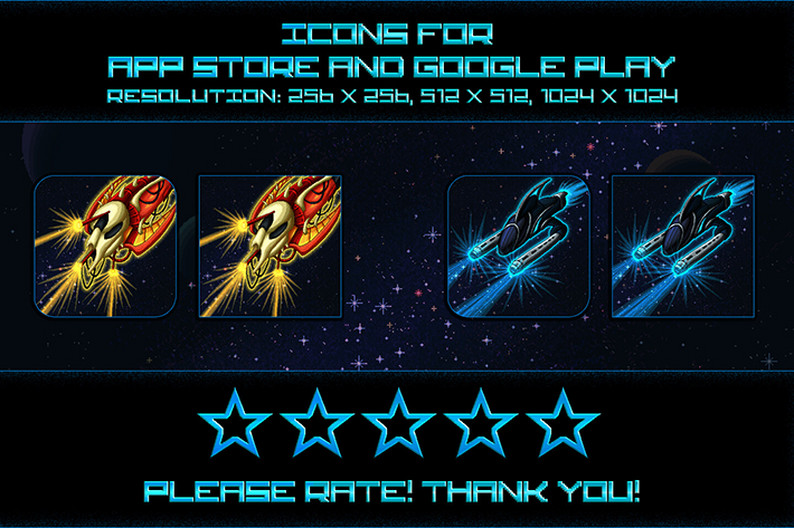 Space Shooter Game Kit Pixel Art by Free Game Assets (GUI, Sprite ...