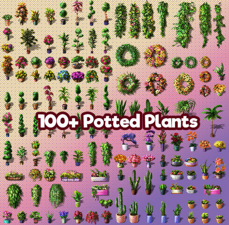 KR Trees and Foliage Super Pack for RPGs v2! by Kokoro Reflections