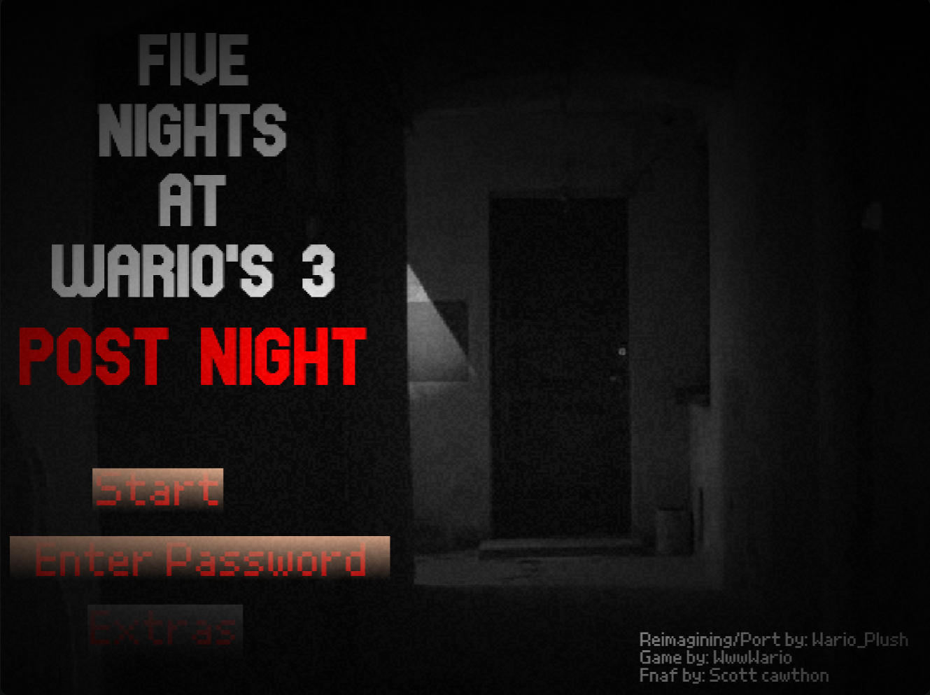 FNaW 3 : Post-Night + Reimagined Beta Builds by Fnaffan777