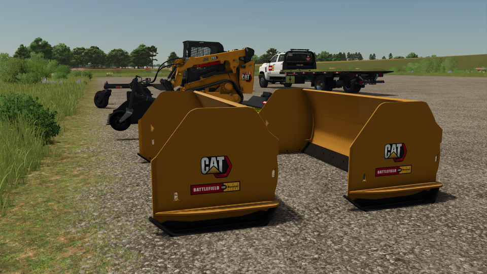Cat Skid Steer PLow FS25 by The Ontario Landscaper
