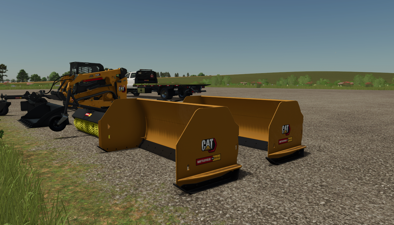 Cat Skid Steer PLow FS25 by The Ontario Landscaper