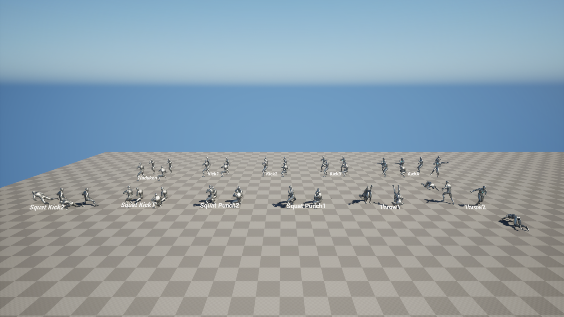 Unarmed Fighting Animation V4 【Street Fighter Style】 by Game Dev Hero