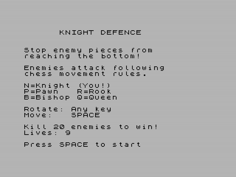 Knight Defence by ZXKerl
