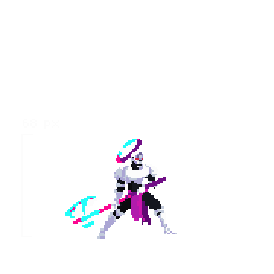 Infernal Axe Warrior – 2D Pixel Art Character by Pozac