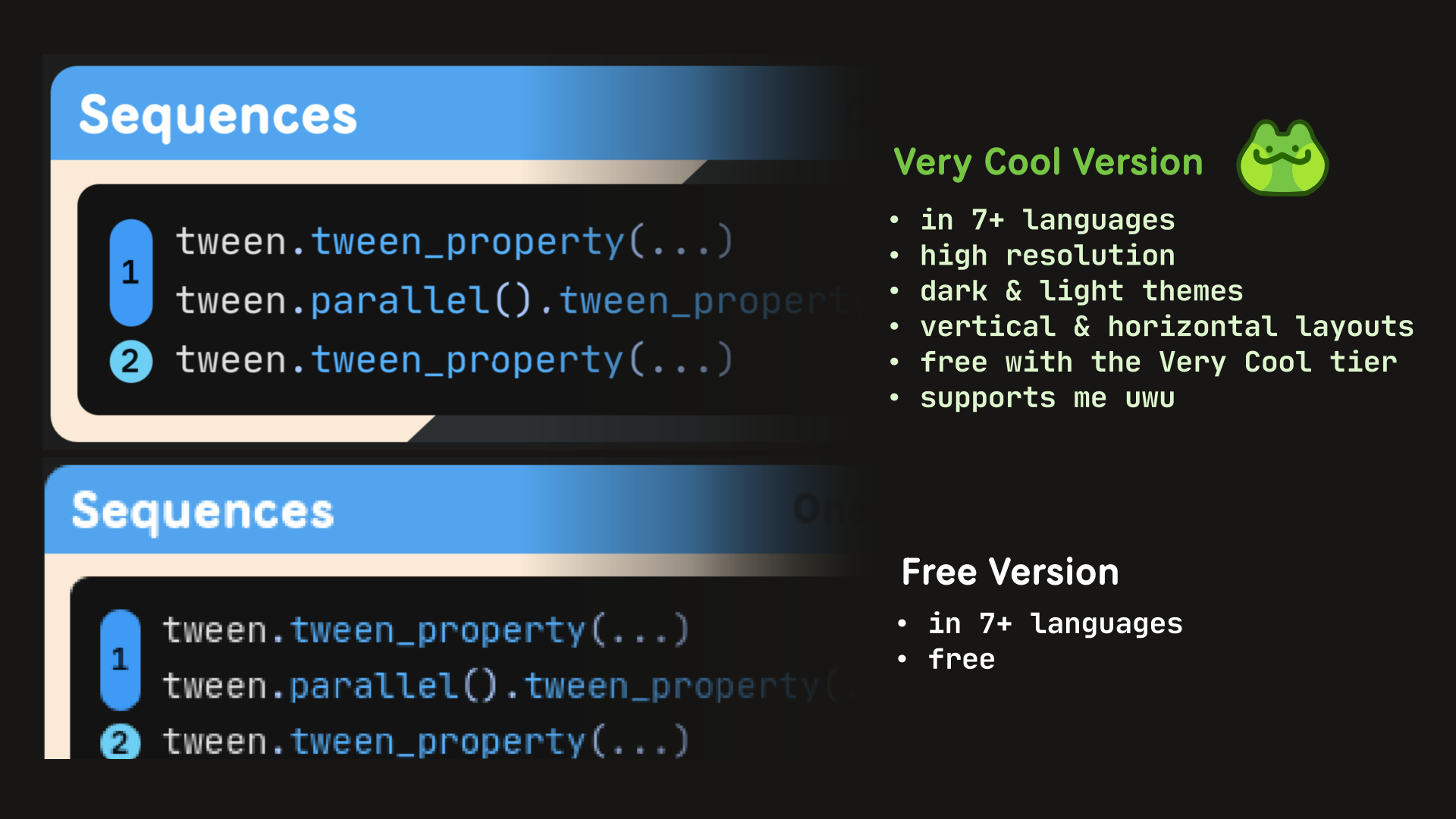 Godot Cheatsheets: Tweens by Christophe
