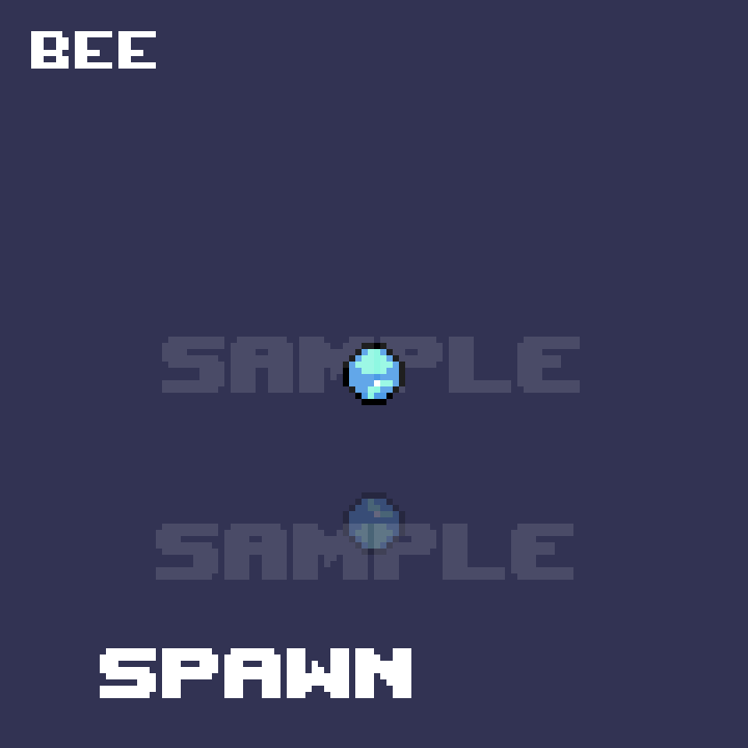 Beehive & Bee | Pixel Monsters Vol. 6 by elesrech