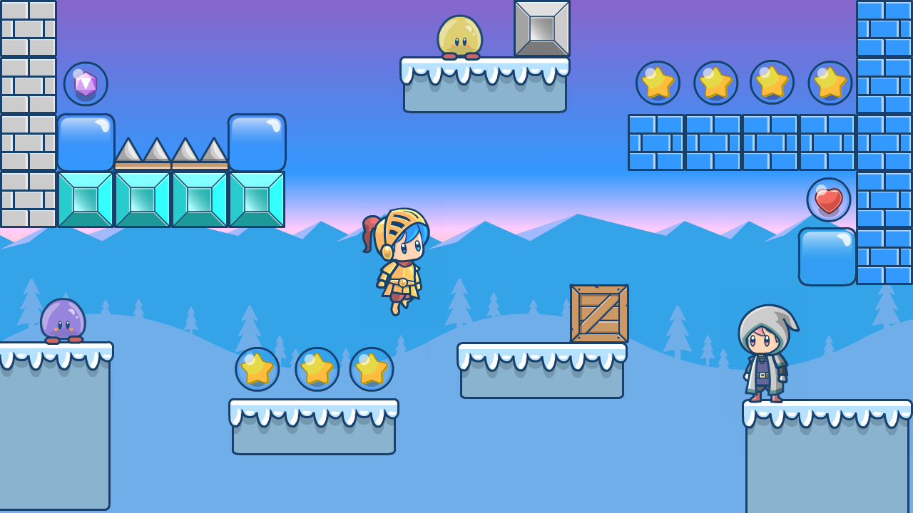 Cute Platformer Assets by Jovanny Game Dev