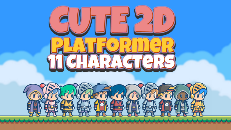 Cute Platformer Assets by Jovanny Game Dev