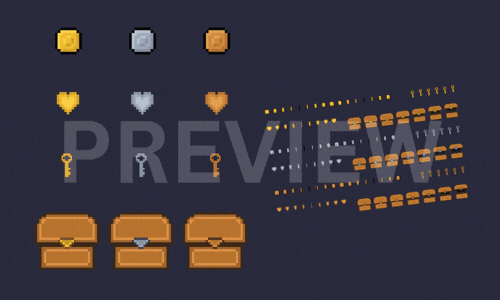 Chests & Collectibles Animated Pack by Pixless