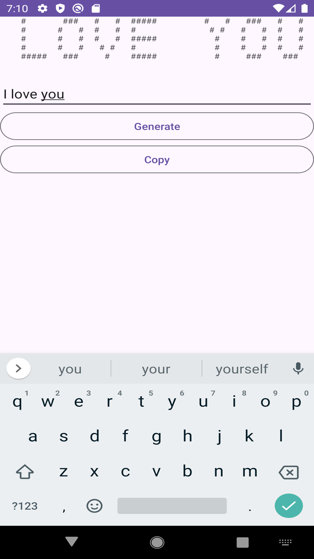Ascii Word and Art Generator by alexanderandrewwood