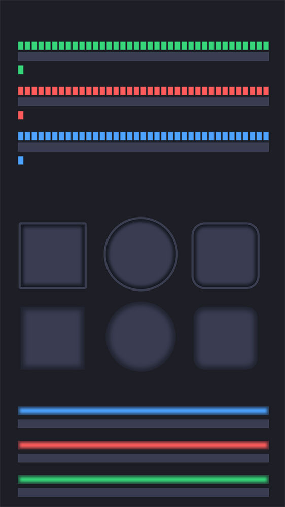 Simple Flat Game Interface Kit by SunGraphica