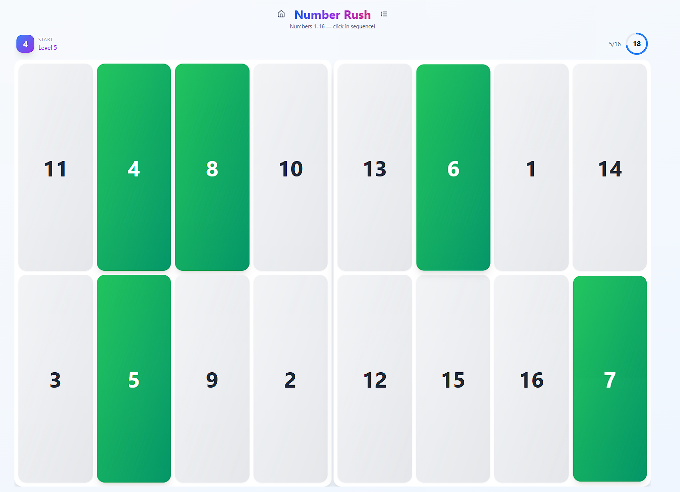Number Rush by gunthers_games