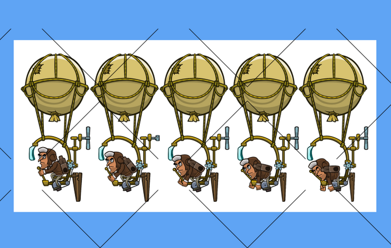 Flying contraption by Robert Brooks - gamedeveloperstudio.com