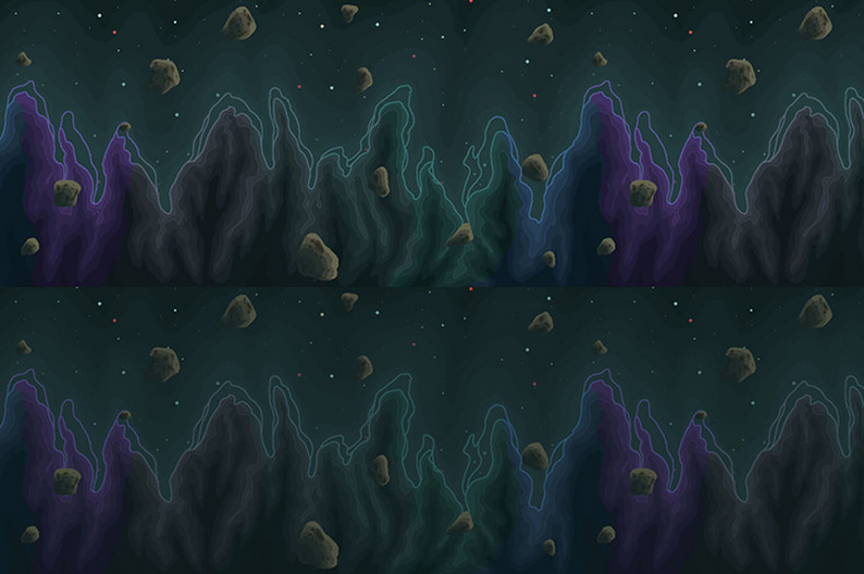 Space 2D Game Backgrounds Pixel Art by Free Game Assets (GUI, Sprite ...
