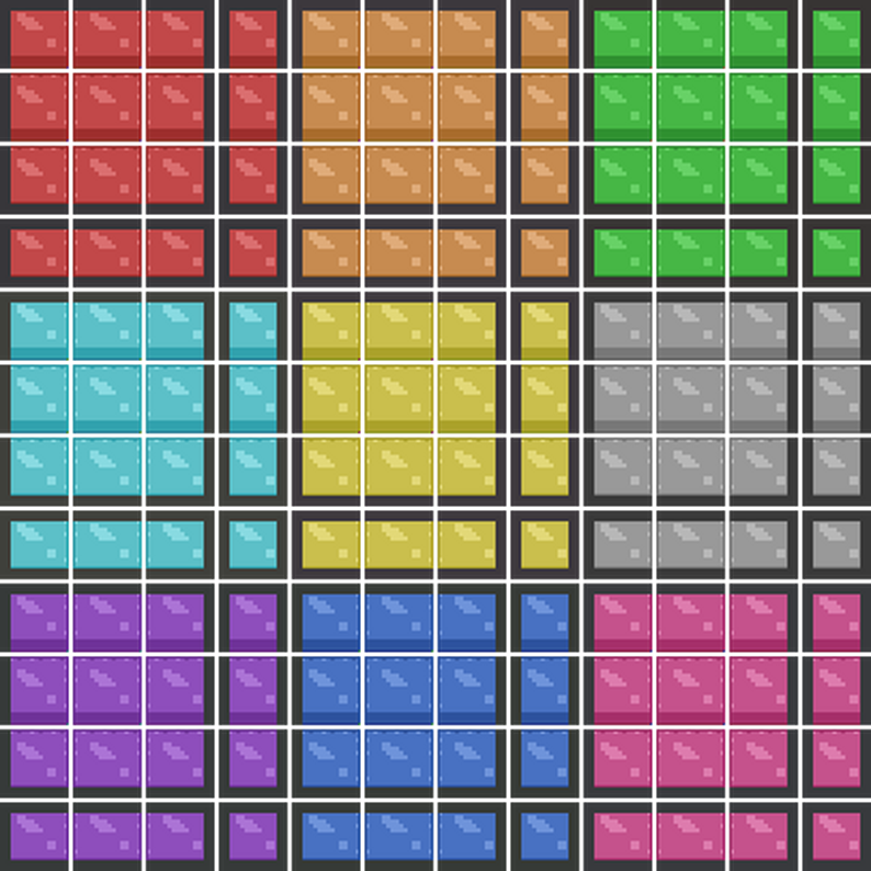 Tetris Tilemap (32x32px) by pixelharbor