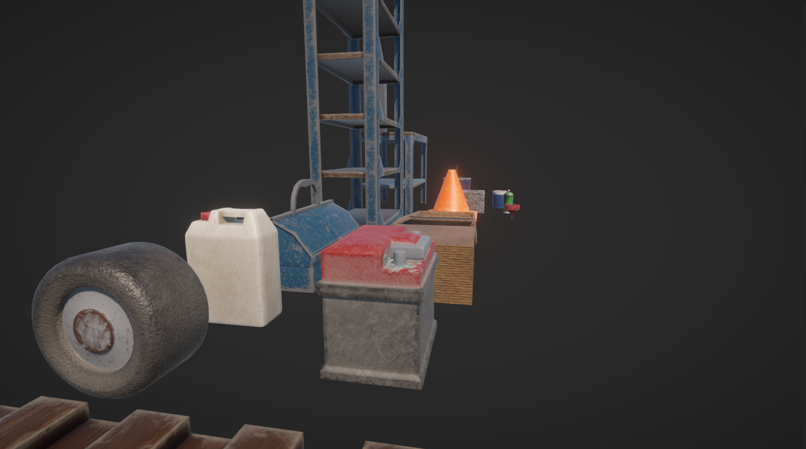 Official Launch: 18 High-Quality Garage Assets! - Low Poly Garage Props ...