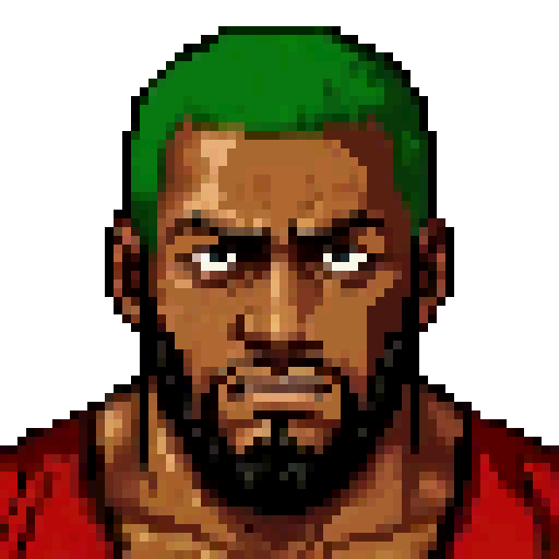 Arcade Fighting Game Characters Portrait by Bikegol