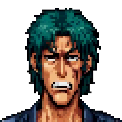 Arcade Fighting Game Characters Portrait by Bikegol