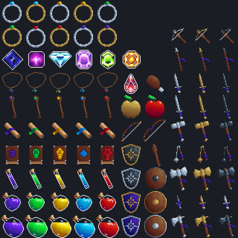 ma9ici4n's 32x32 RPG Items by ma9ici4n