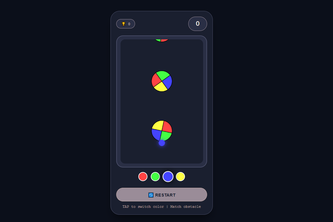 Color Switch Clone | Color-Matching Obstacle Game Template by jjgame4
