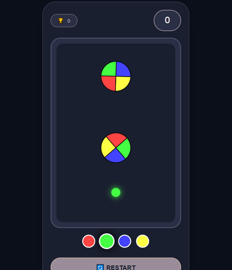 Color Switch Clone | Color-Matching Obstacle Game Template by jjgame4