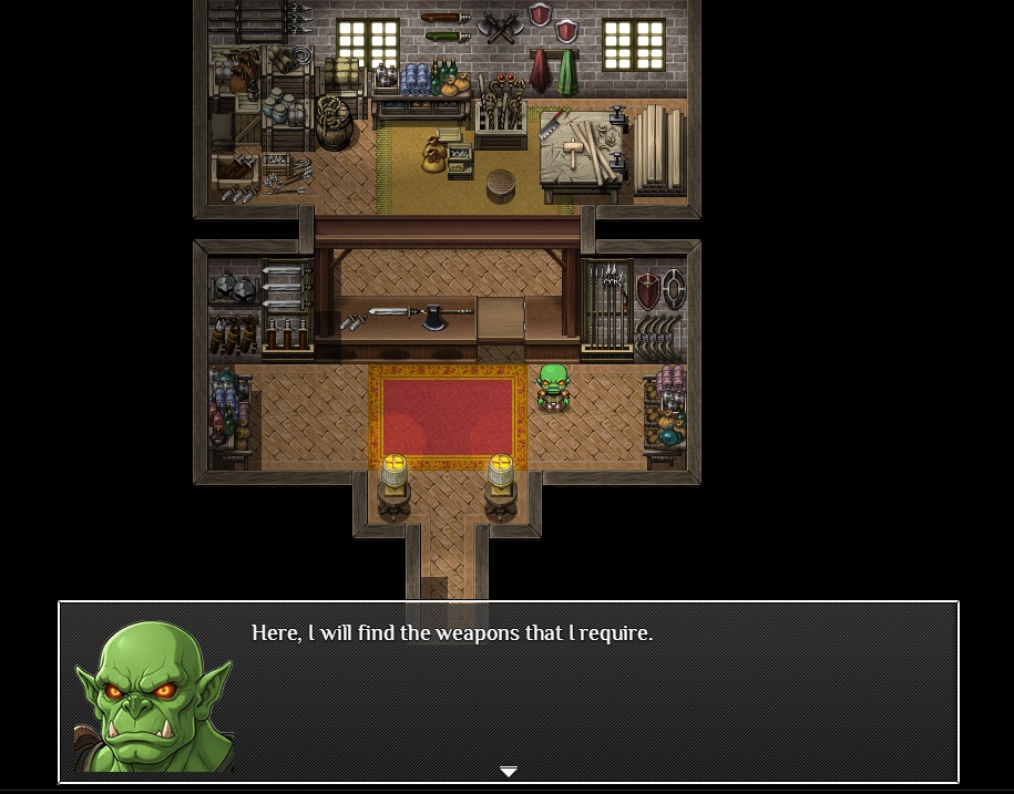 RPG Maker MZ Free Orc Character Sprites & Faceset by GalacticGod