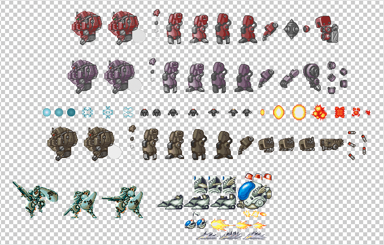Mecha Maker Sprite Pack Vol:02 by Djanjo
