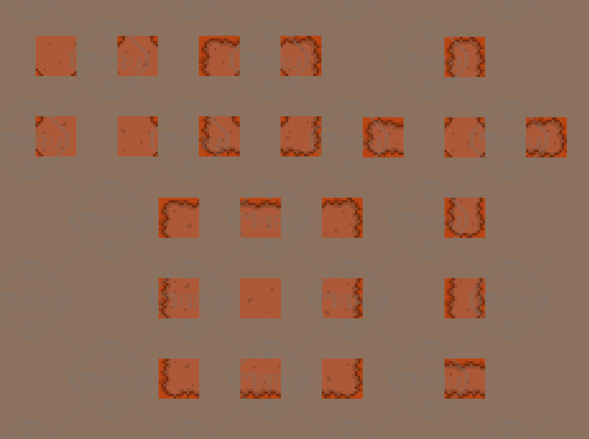 Mars Surface Pack – Top-Down Pixel Art 16x16 | Terrain, Paths & Craters ...