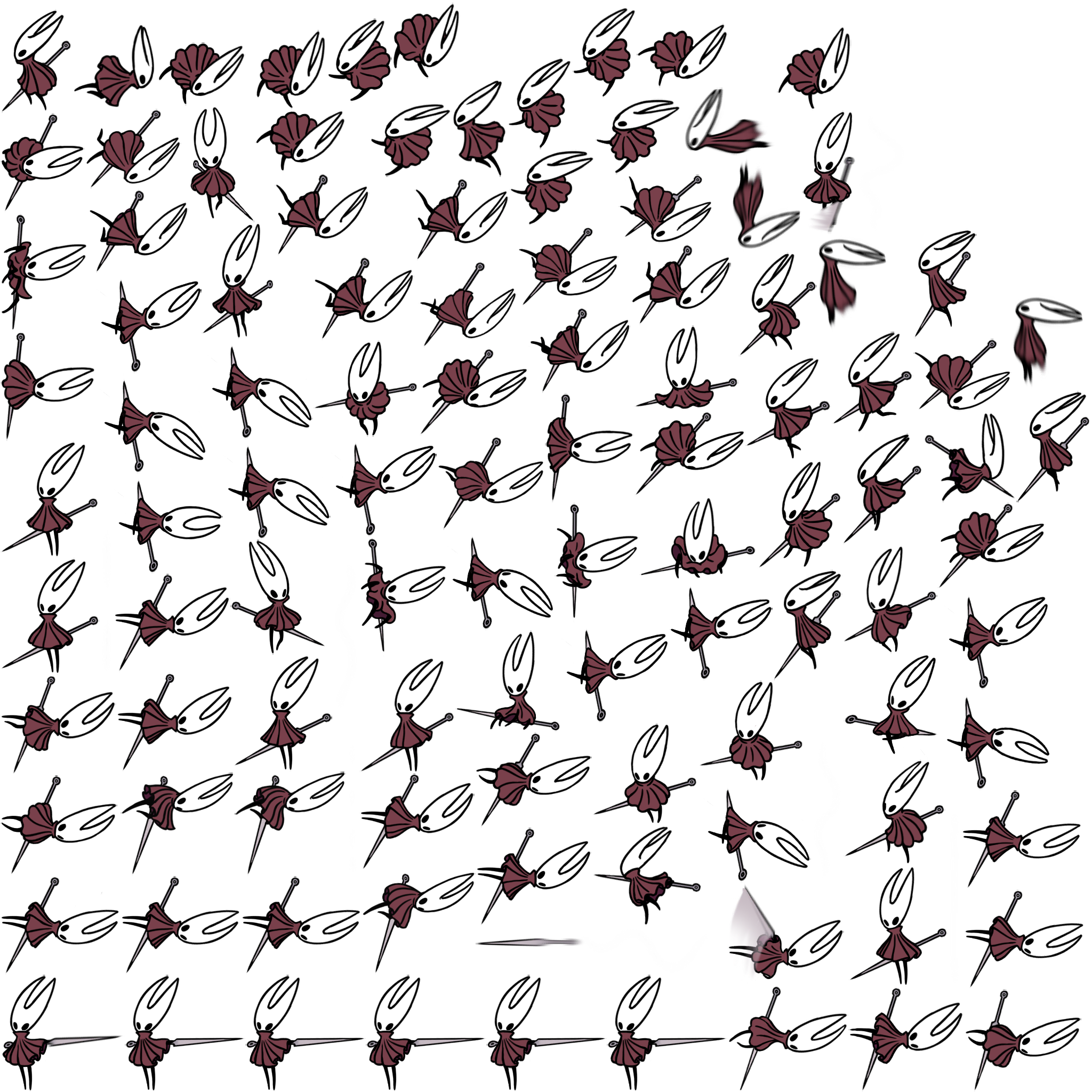 Hollow Knight: Silksong Sprites by Ilves15
