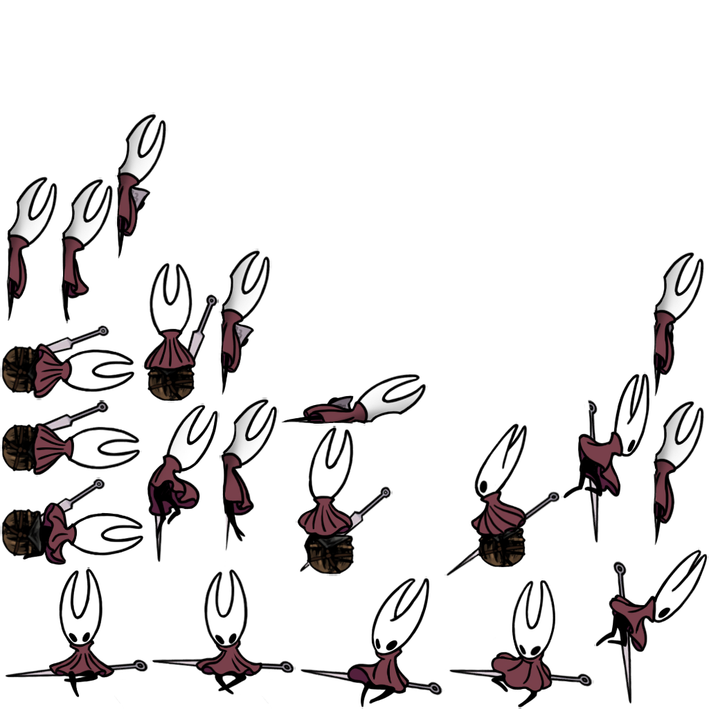 Hollow Knight: Silksong Sprites by Ilves15