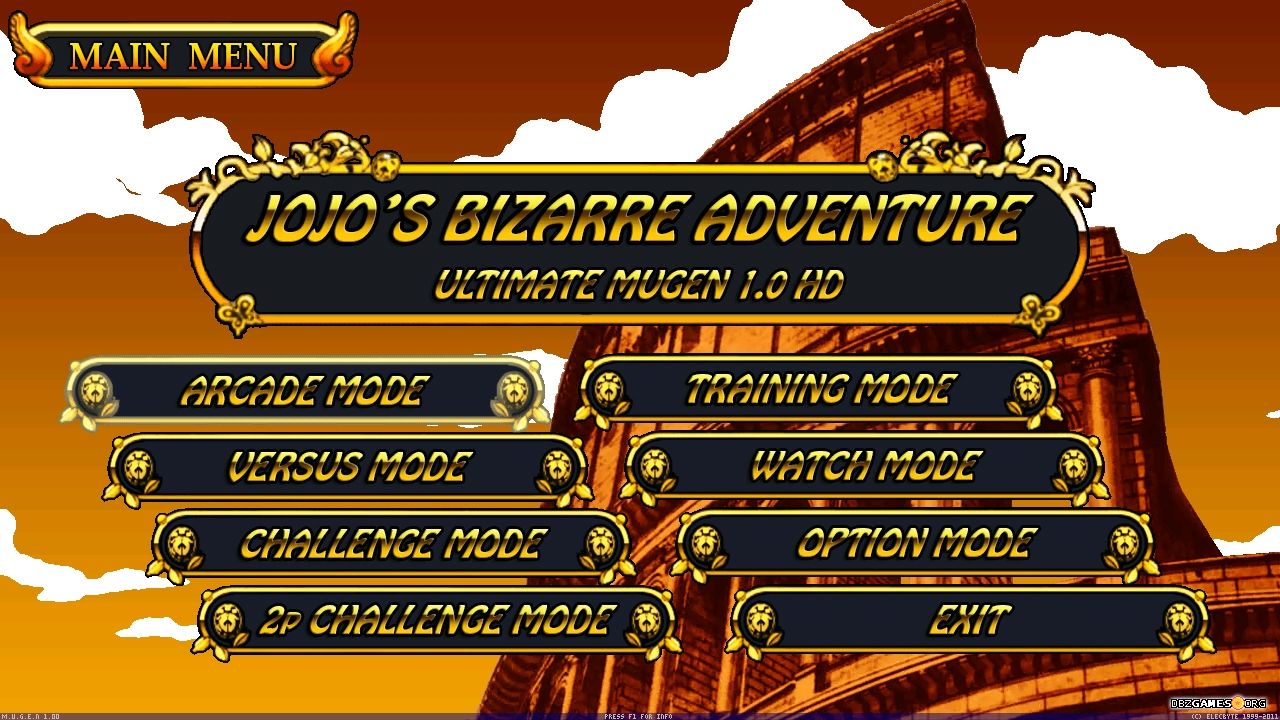 Jojo’s Bizarre Adventure Ultimate Mugen HD by mole3000