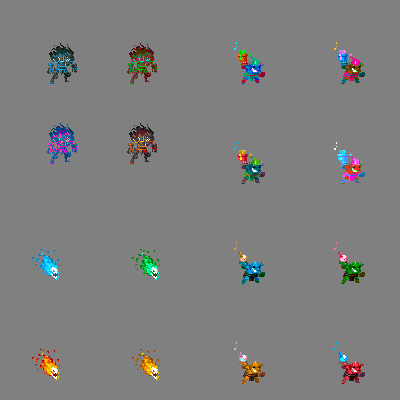 15 RPG Character Asset Pack - Small Enemy Creatures by a_klingon