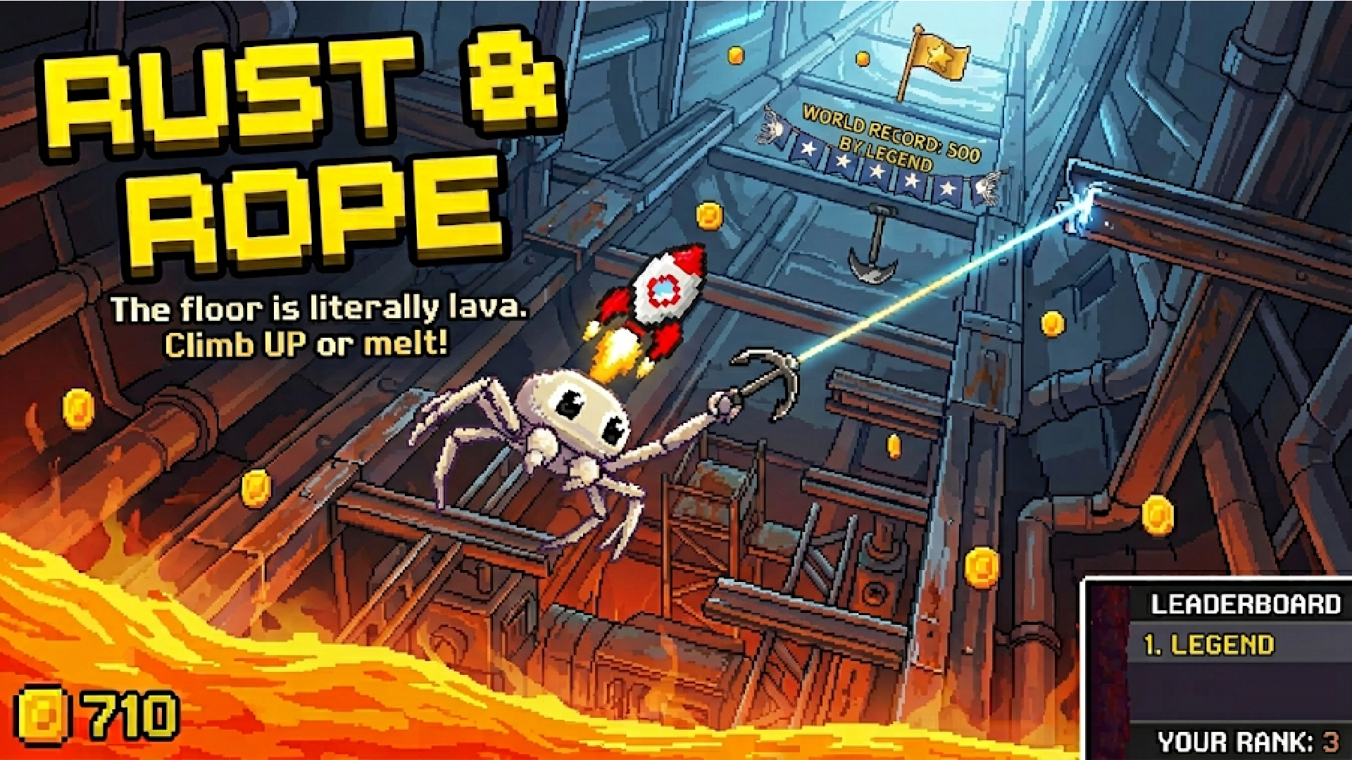 I built a high-speed, physics-based grappling game in Godot 4. Here is ...