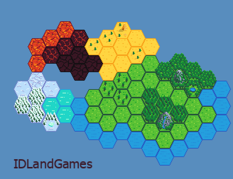 Pixel Hex - Set 1 by IDLandGames