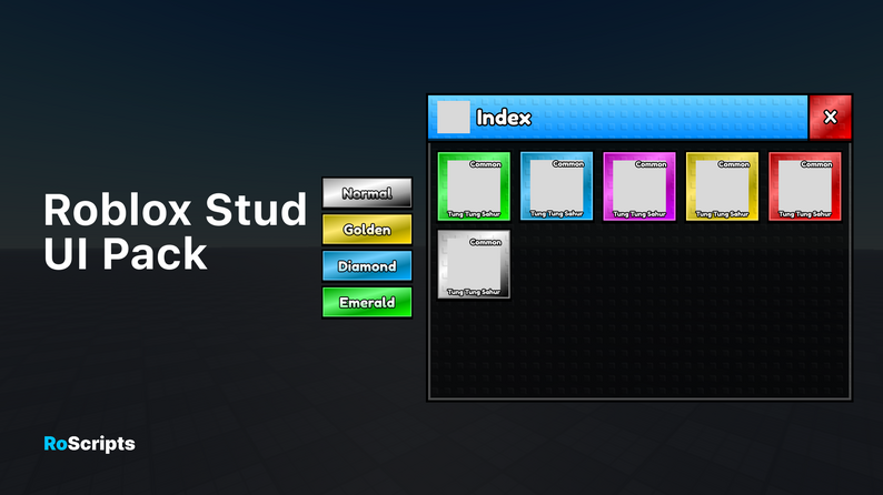 Roblox Stud UI Pack by HopsDev