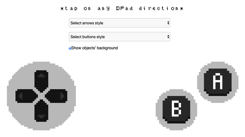 🕹 DPad Template for Construct 3 by Sleeping Panda